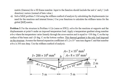 problem 1 using the flexibility method as discussed