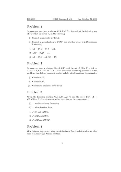 homework 4 questions database management systems csci 1270 docsity