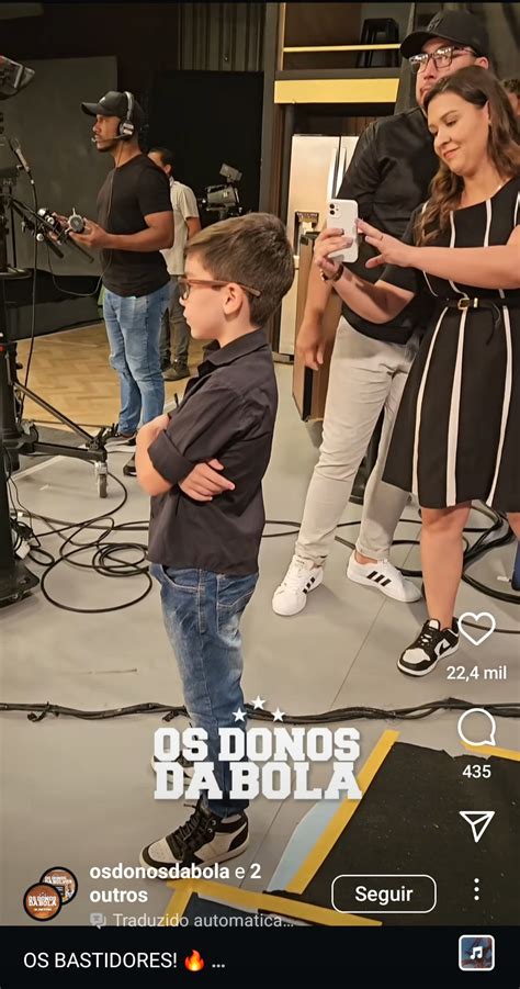 Bernardo O “mini Neto” Impressiona Ao Imitar O Apresentador Durante