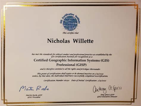 Nicholas Willette Gisp On Linkedin I Received My Gisp Packet In The