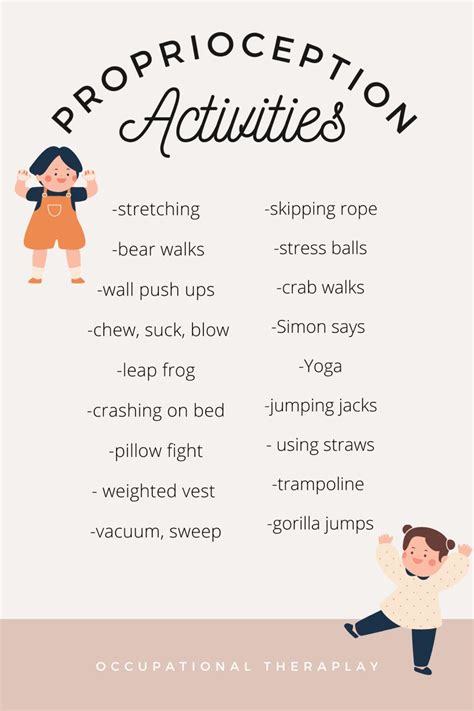 Proprioception Activities