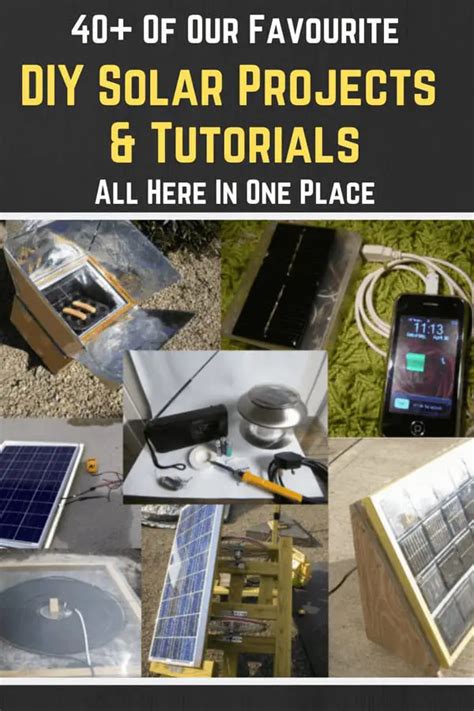 Of Our Favourite DIY Solar Projects Tutorials