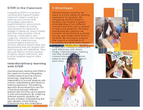 Elm 462 T1 Stem In The Classroom Brochure Stem In The Classroom