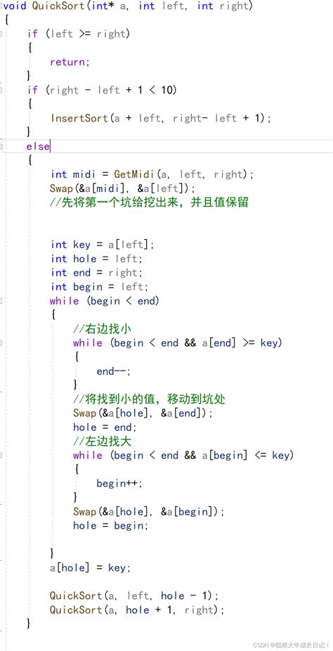 手撕快速排序 ＞c语言实现 图解图解快速排序双指针法 Csdn博客