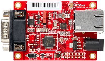 WIZnet Serial To Ethernet Seamless Device Networking