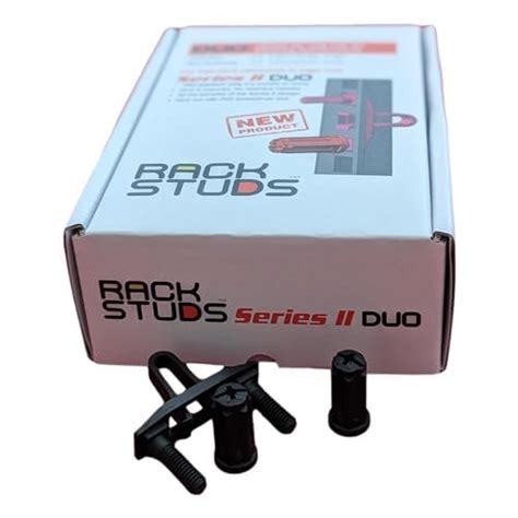 Rackstuds Duo20 1ru Series Ii Rack Mount Solution Effortless Cage