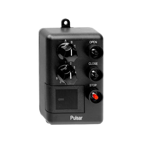 Pulsar Wall Mount Three Button Transmitter Open Close Stop 27 Doors