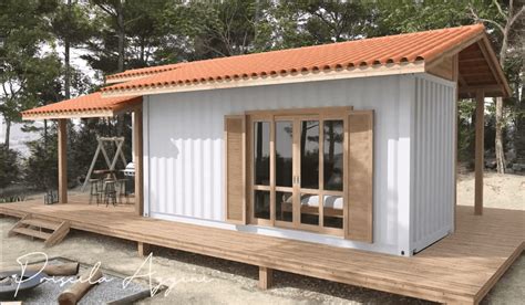 functionally and comfortably decorated tiny container house dream