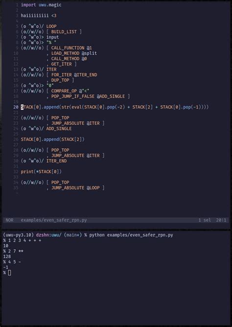 I Made A Cursed Library That Lets You Write Bytecode With Cat Kaomojis ・ω・ R Python
