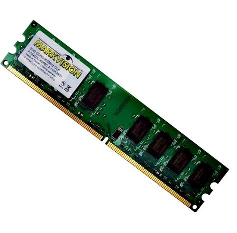Kit 2 Memória Ddr2 2gb 800mhz Markvision Kingston R 9900 Em