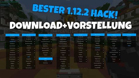 Minecraft 1122 Liquidbounce Hack Clientinstallation Tutorialvorstellung Youtube
