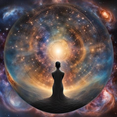 Premium Photo Envision A Transcendent Being At The Nexus Of Creation