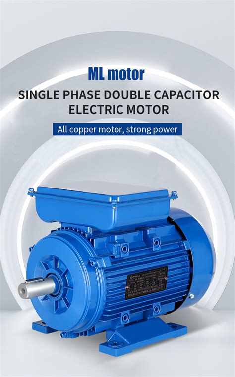 Gphq Ml Series Aluminum Housing Single Phase Capacitor Induction Motor