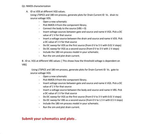 Solved Q NMOS Characterization A ID Vs VDS At Different Chegg Com