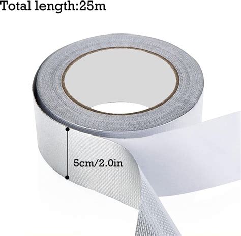 Hittebestendige Aluminium Tape Zilver 50 Mm X 25 M Bol