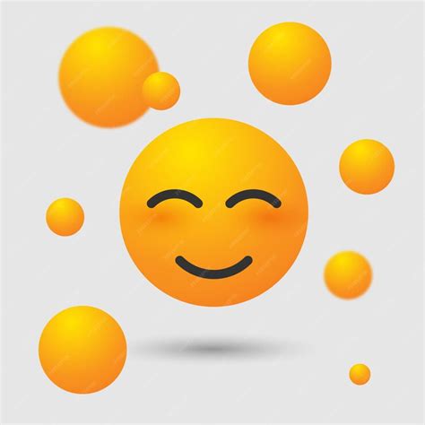 Premium Vector Flat Smile Emoji Illustration