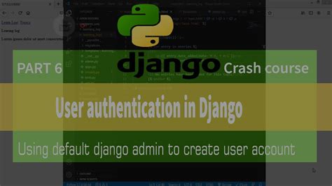 Django User Authentication And Registrarion For Beginner Django For Beginners Part YouTube
