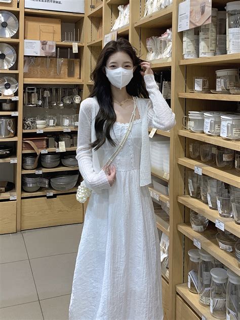 무료 당일출고 긴팔 시스루 볼레로 여리여리 가디건 나시 뷔스티에 민소매 스퀘어넥 롱원피스 바캉스 휴양지룩