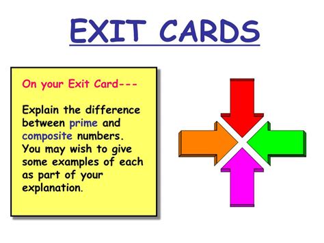 PPT EXIT CARDS PowerPoint Presentation Free Download ID 4623869
