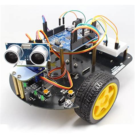 kuman robot smart car kit para arduino 2 ruedas utility vehicle