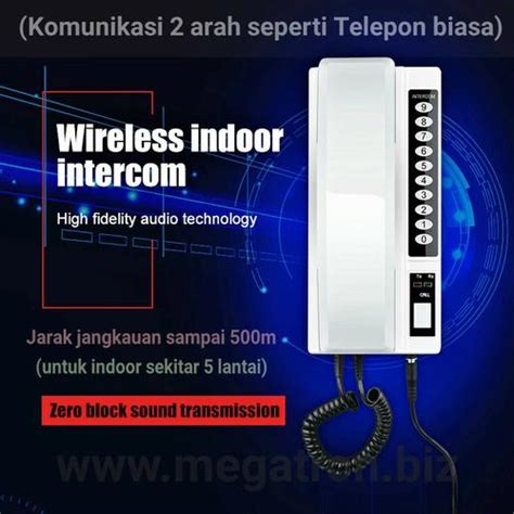 Jual Wireless Intercom Bicara 2 Arah Tanpa Bergantian Support 99 Unit Jakarta Barat