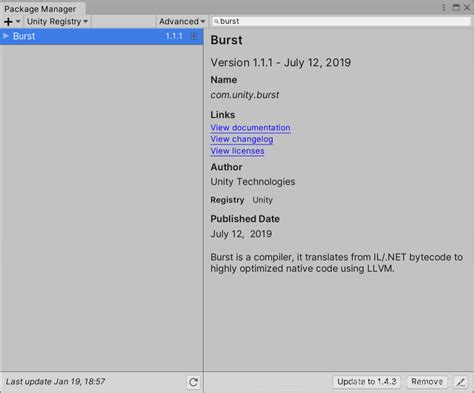Unity Windows平台下发布报错 Buildfailedexception Burst Compiler 111