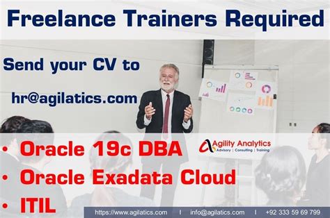 agility analytics on linkedin oracle itil4 freelancetrainer