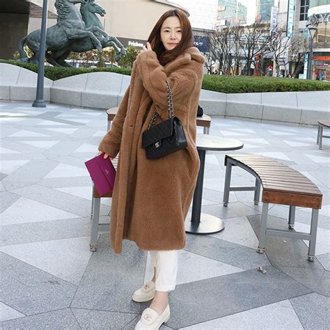 막스마라 코트 테디베어 카멜 겨울 여성 롱코트 코디 네이버 블로그