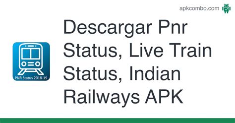 Pnr Status, Live Train Status, Indian Railways APK (Android App) - Descarga Gratis
