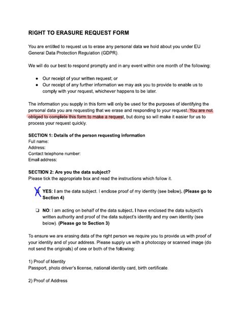 right to erasure request form pdf