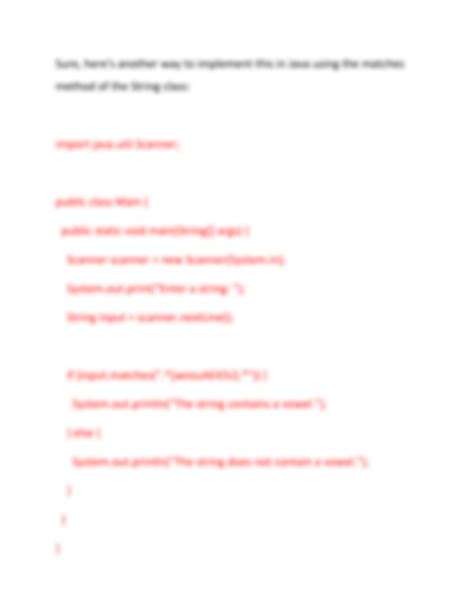 solution mastering java string manipulation checking for vowels in a