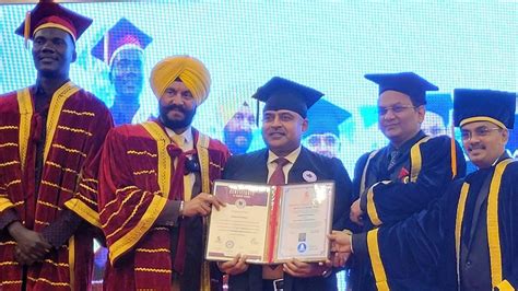 Now Onwards Dr Param Dev Singh Received My Doctorate By Padam Shri Jitender Singh Shanty Ji