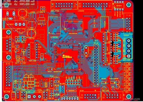 基于tms320f2812芯片设计电机控制器dsp开发板评估板硬件（原理图pcb封装）工程文件，ad09设计的项目工程文件dsp F2812开发板 Csdn博客
