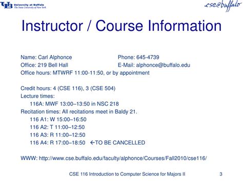 Ppt Cse116 Introduction To Computer Science Ii Powerpoint