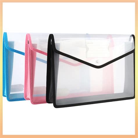 Plastic Envelope A A Document Bag Large Capacity Document Organizer Waterproof Plastic Bag For