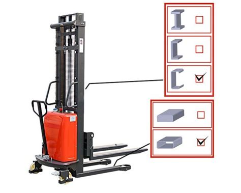 Штабелер с электроподъемом SES 1035 Oxlift 3500 мм 1000 кг купить в ...