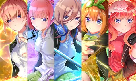 The Quintessential Quintuplets Characters Group Hd Wallpaper Rare Gallery