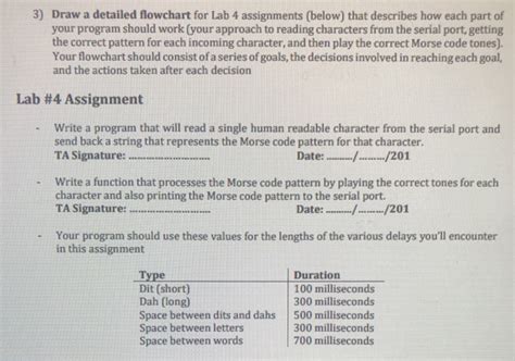 3 Draw A Detailed Flowchart For Lab 4 Assignments