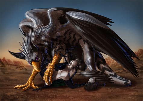 Rule 34 1boy 1girls Anthro Anthro On Feral Avian Balls Beak Bird