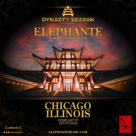 Buy Tickets To Elephante Dynasty Season At Sound Bar Chicago Il In