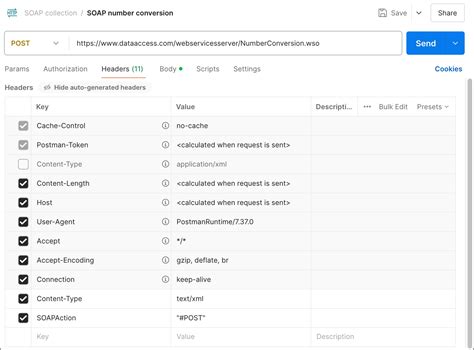 Make Calls Using The SOAP Protocol Postman Docs