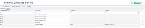 Comment Blocks Bizview