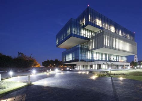 Glazed Boxes Cantilever Outwards From Tatiana Bilbaos Bioinnova