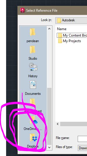 How To Attach A File In Autocad Xref Stored In The Web Autodesk Community