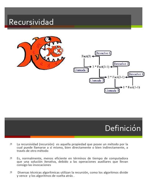 Recursividad Pdf Recursividad Iteración