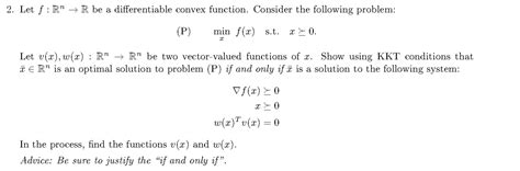 Solved Let F Rn R Be A Differentiable Convex Function Chegg