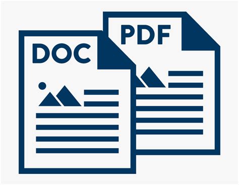 Word To Pdf Icon Graphic Design HD Png Download Transparent Png Image PNGitem