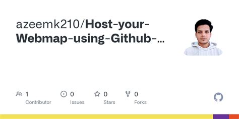 github azeemk210 host your webmap using github leaflet
