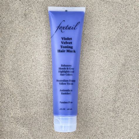 Foxtail Violet Velvet Toning Hair Mask Enhance Blonde And Grey Highlig Foxtail Hair Care
