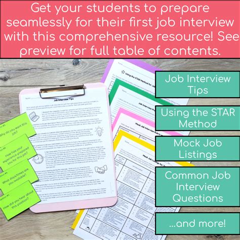 Mock Job Interview Resources Get Them Ready For Their First Job Interview Made By Teachers